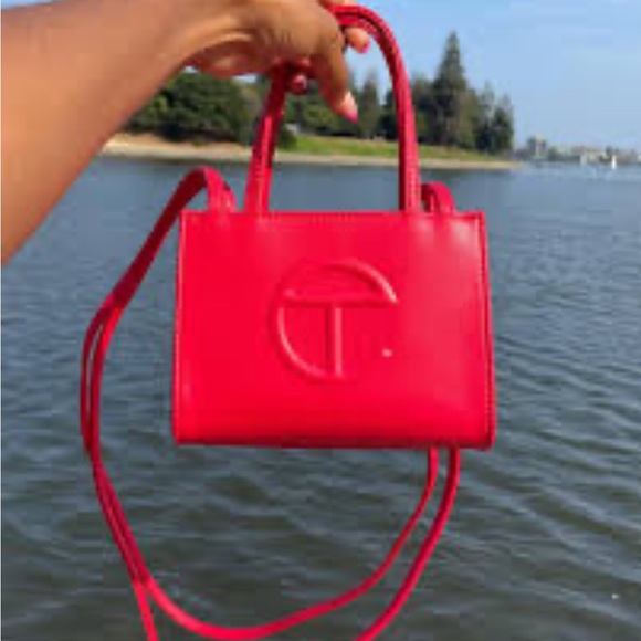 Telfar | Bags | Telfar Red Mini Bag With Structured Design | Poshmark